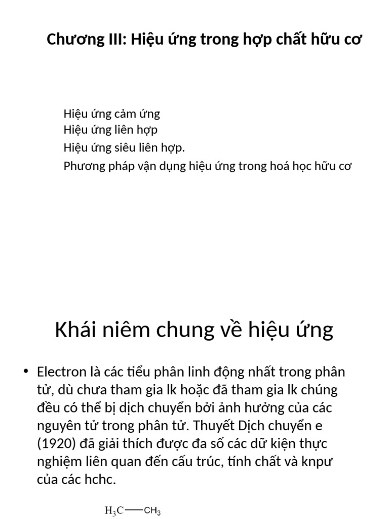 2. Hiệu ứng trong HCHC | PDF