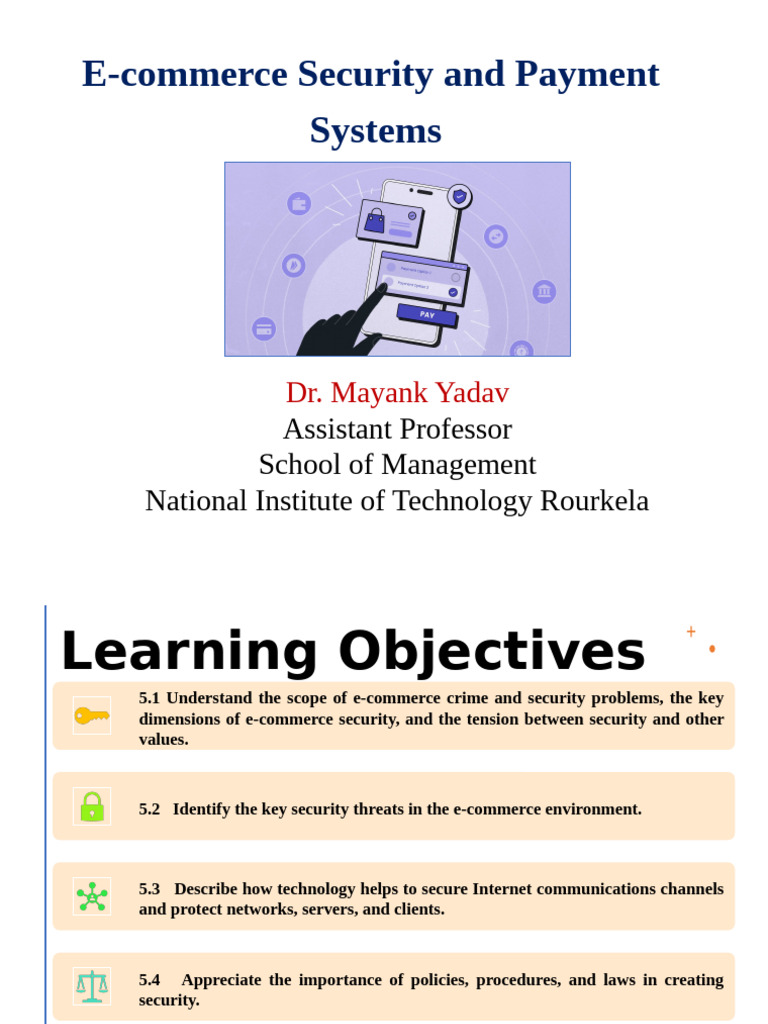 Chapter 5 E-Commerce | PDF | Security | Computer Security