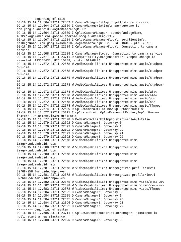 Log Cat 1726652652509 | PDF | Software Engineering | Computing