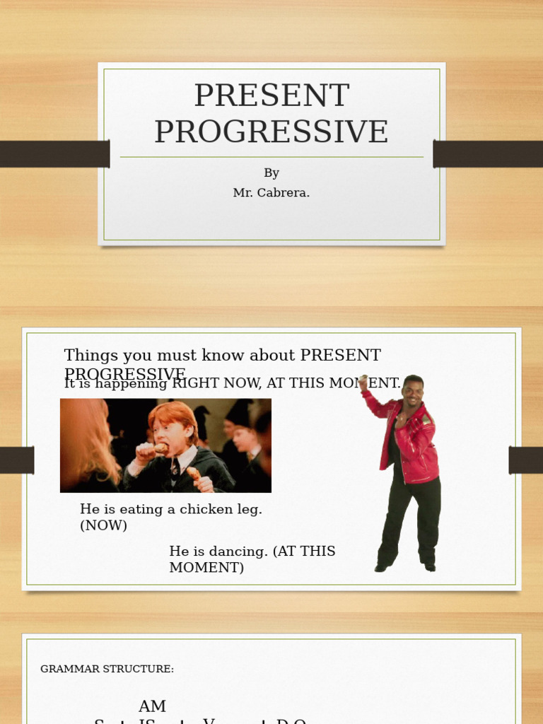 2. Present Continuous | PDF