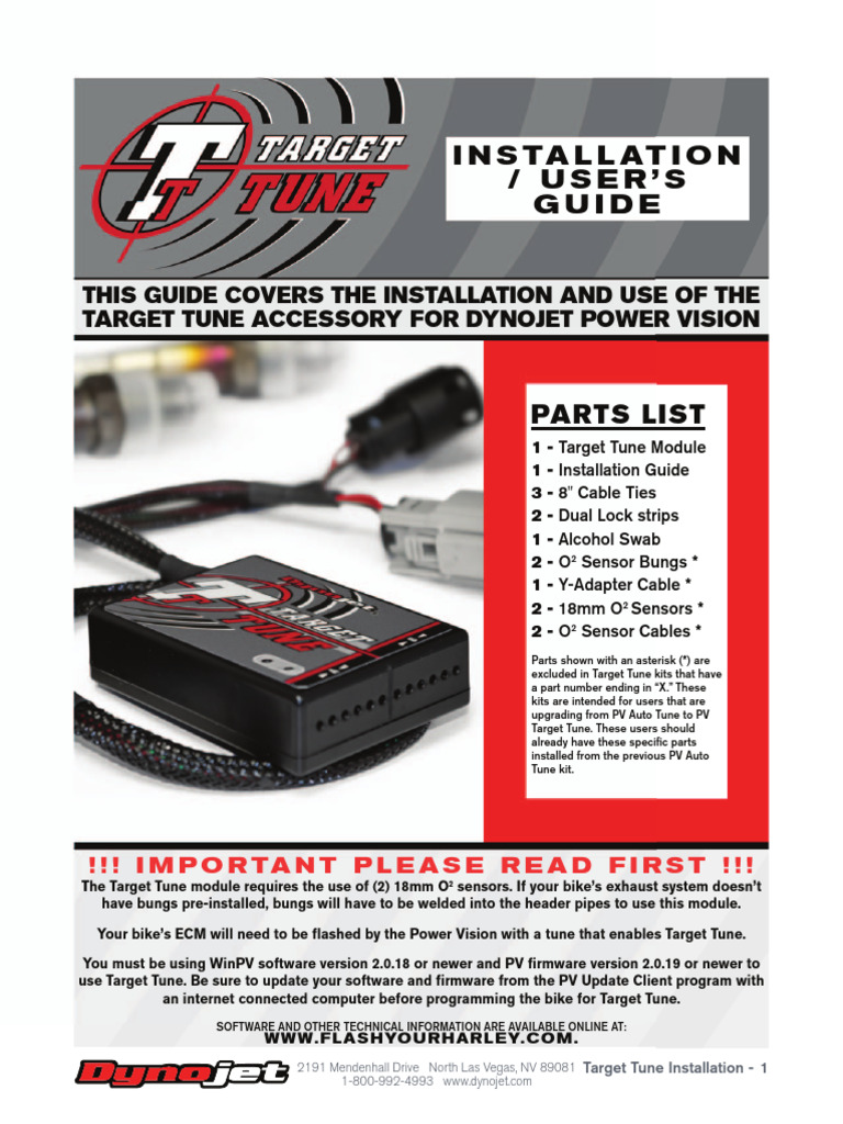 target tune install guide. | PDF | Electrical Connector | Manufactured Goods