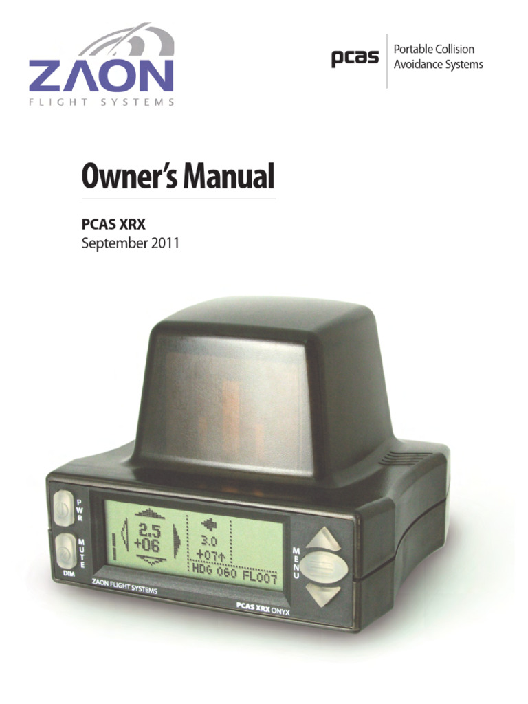 ZAON XRX Manual v9.26.11 | PDF | Electronics | Equipment
