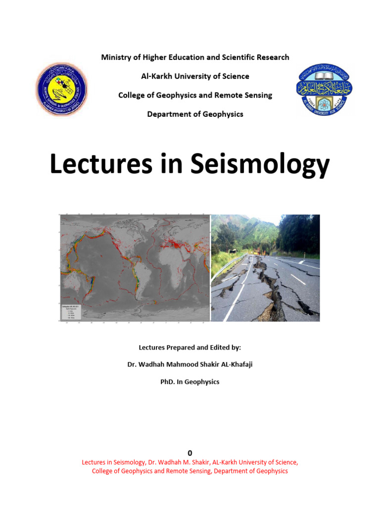 lecturer in Sedimentology | PDF | Seismology | Earthquakes