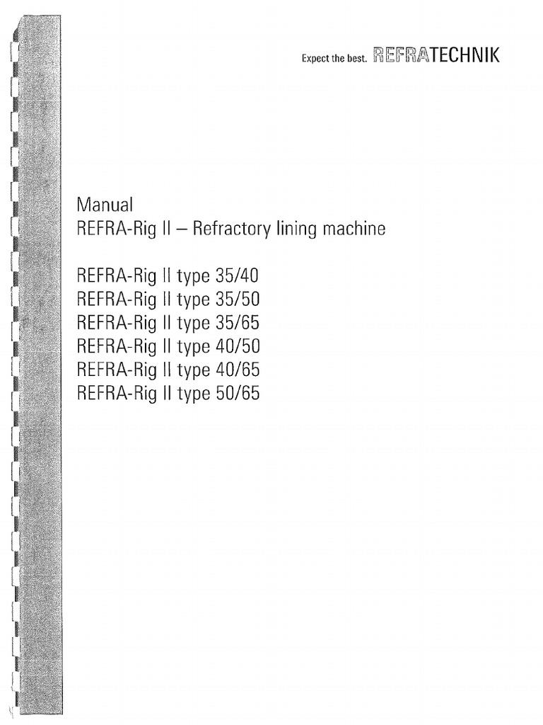 Manual Refra-Rig | PDF