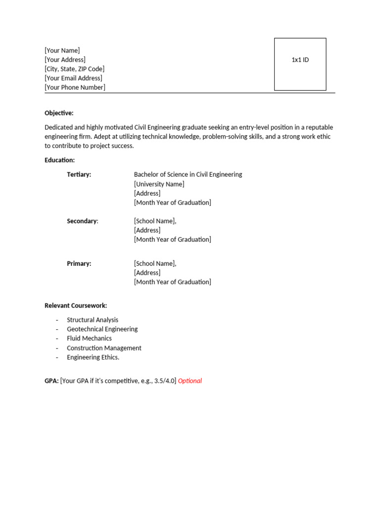 Resume-Sample-Template | PDF | Engineering