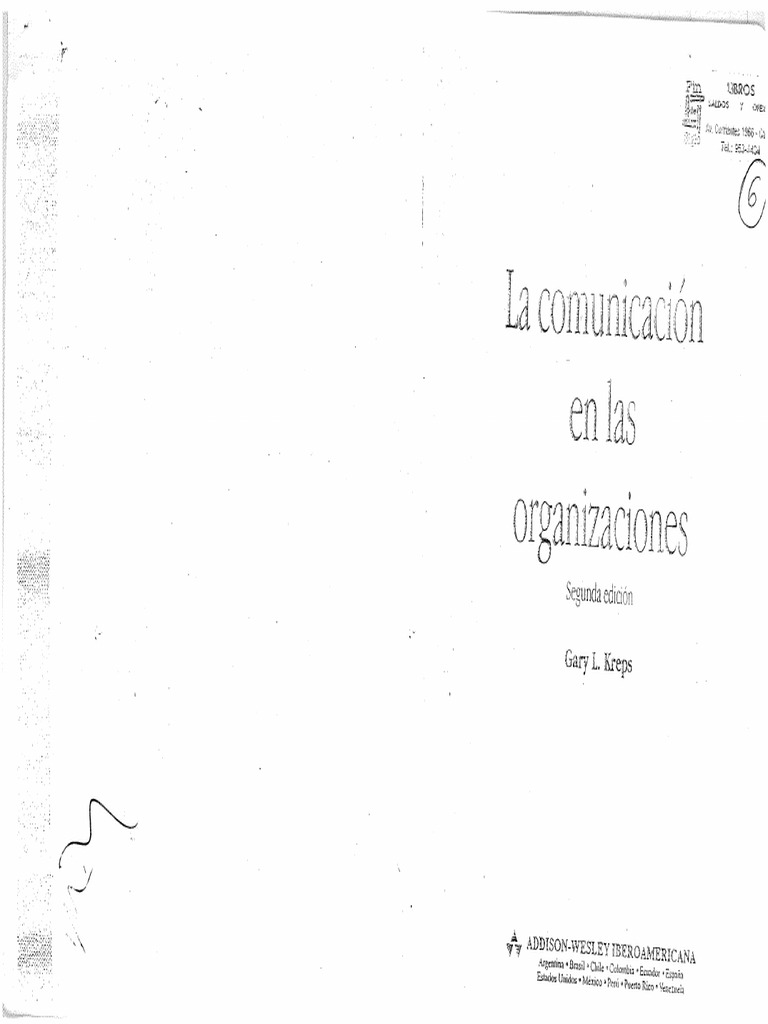 La Comunicacion en Las Organizaciones - Gary Kreps-Cap2 | PDF