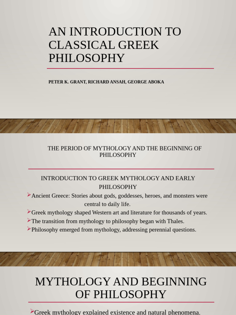 An Introduction To Classical Greek Philosophy II | PDF | Knowledge | Plato