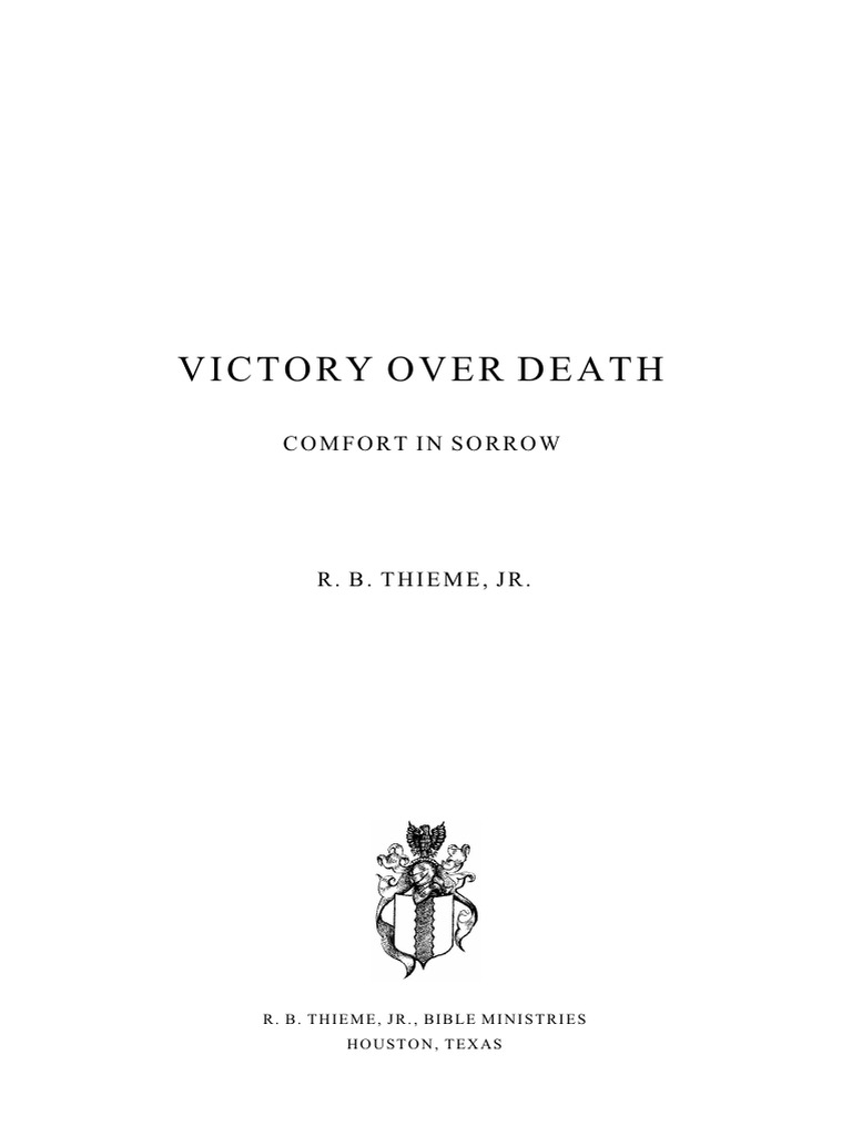 Victory Over Death (Full-Size) | PDF | Eternal Life (Christianity) | Jesus