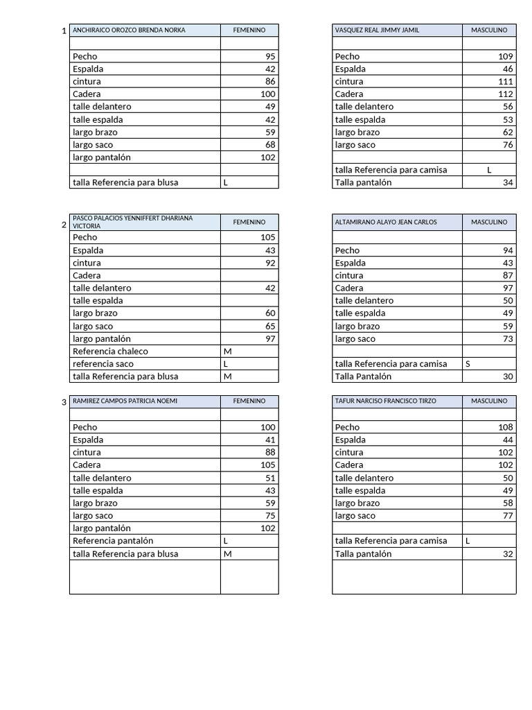 Medidas Segundo Lote | PDF