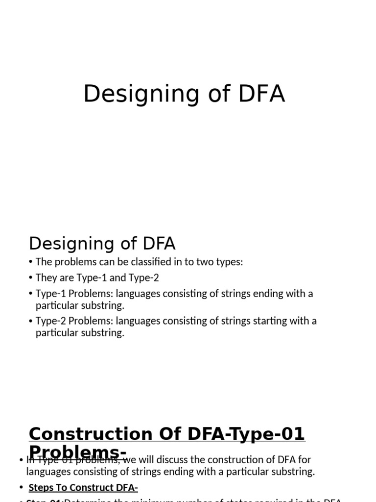 DFA Design Problems Lect-3 | PDF | String (Computer Science) | Regular Expression