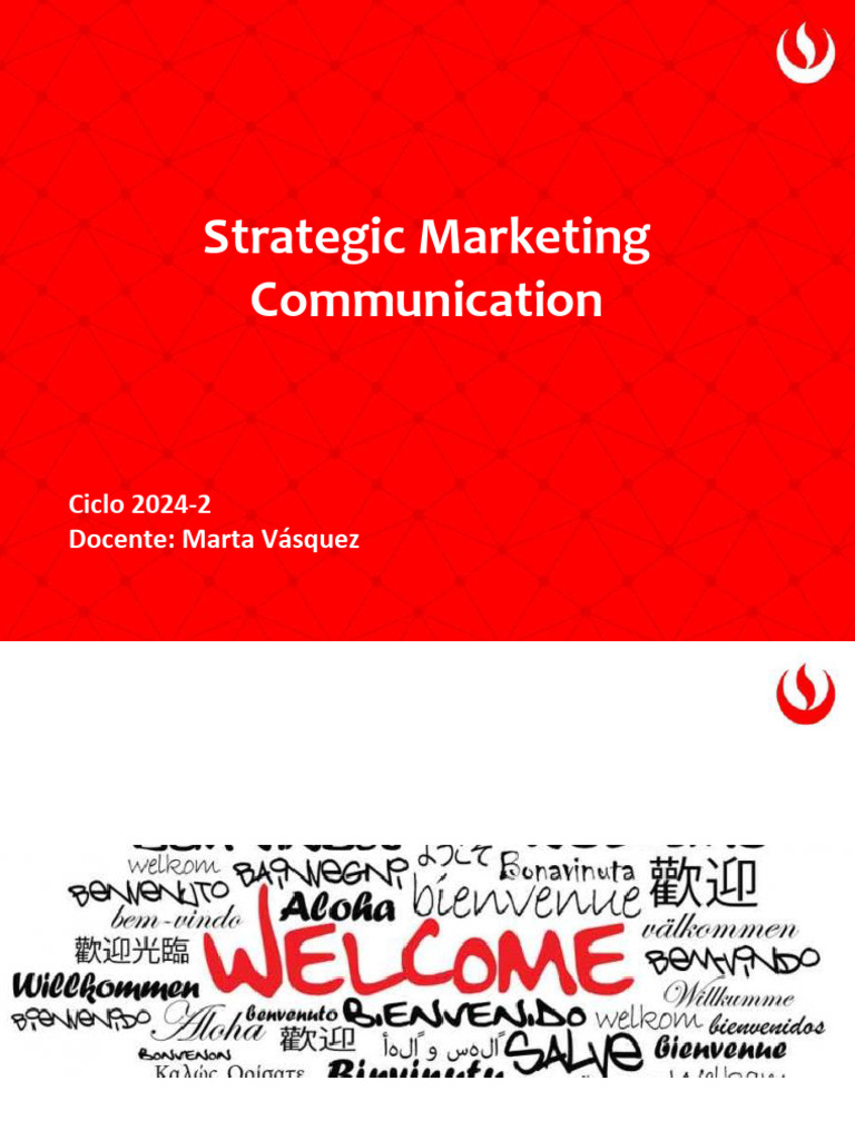 Strat MKT Comm Ses1 2024-2 | PDF | Marketing | Business