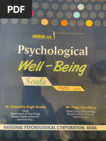 Social Connectedness Scale | PDF | Psychology | Psychotherapy