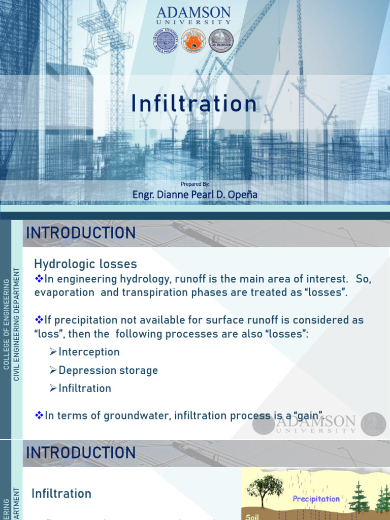 3.-INFILTRATION | PDF | Surface Runoff | Hydrology