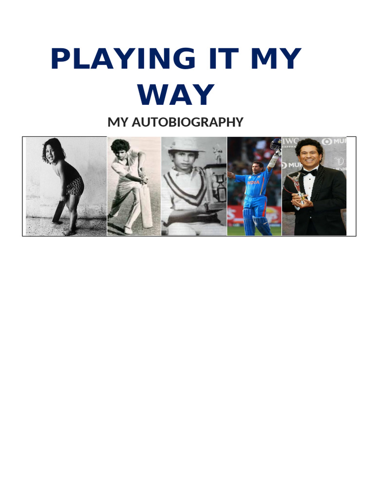Sachin Tendulkar: My Autobiography | PDF