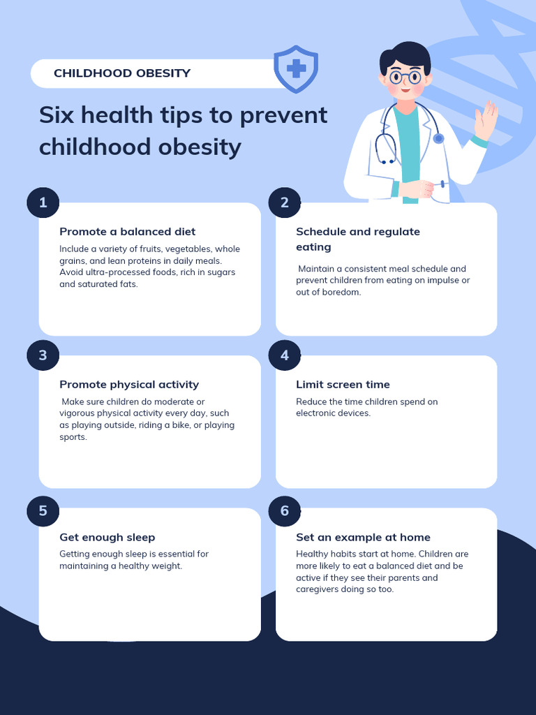 Póster Consejos de Salud Moderno Azul | PDF | Wellness | Lifestyle