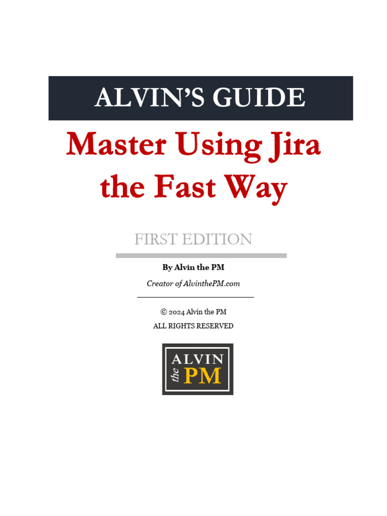 Alvinthe PM Jira For Beginners Guide | PDF | Scrum (Software ...