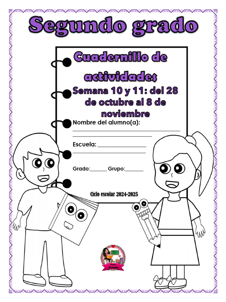 2° S10 y 11 Cuadernillo de Actividades (Anexos) Profa. Kempis | PDF