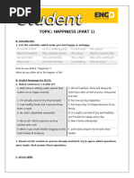 Happiness Conversation Class Guide | PDF