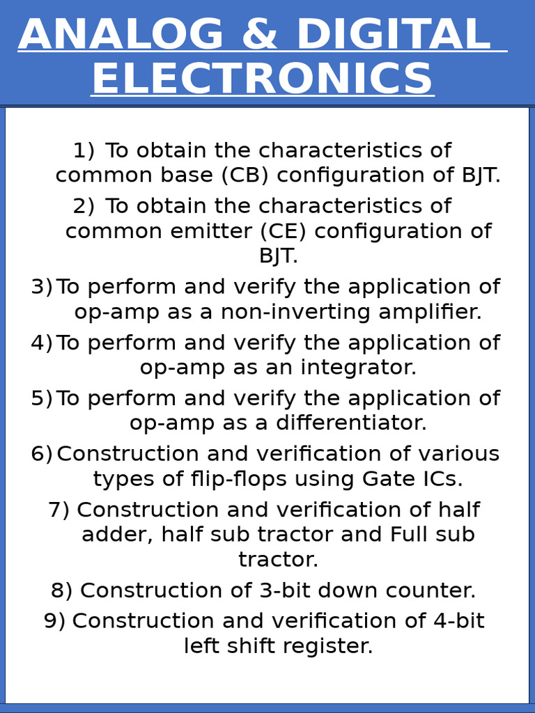 Analog & Digital | PDF | Technology & Engineering