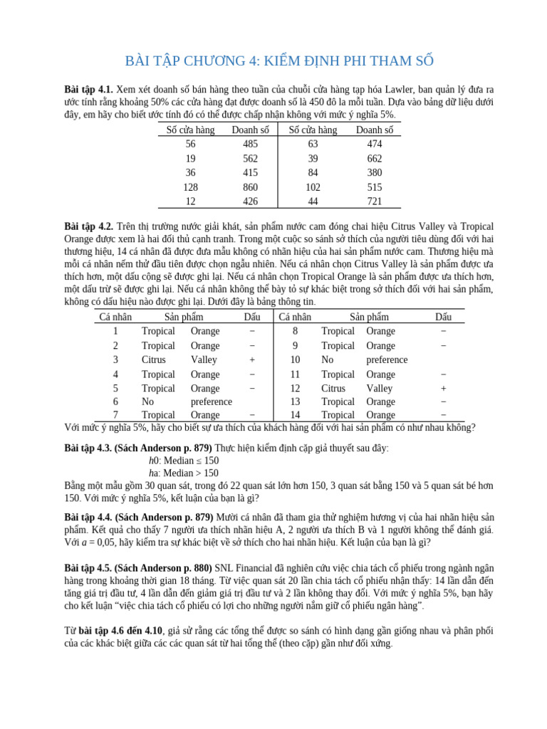 Bai Tap Chuong 4 | PDF