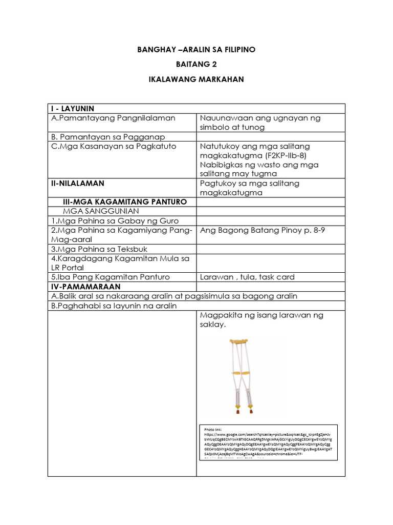 Banghay Aralin | PDF