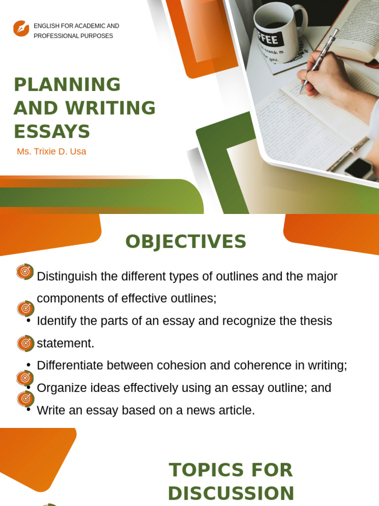 Lesson 4 W 4 EAPP Presentation | PDF | Essays | Writing