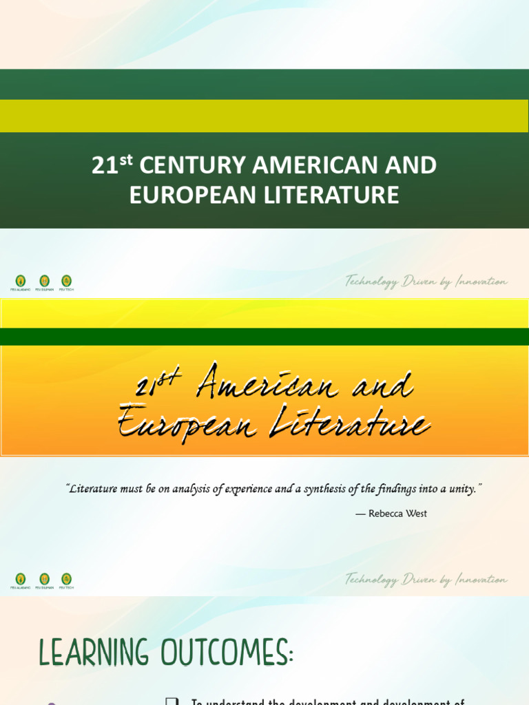 (M3S1-POWERPOINT) 21st American and Euro | PDF | Romanticism | Literary ...