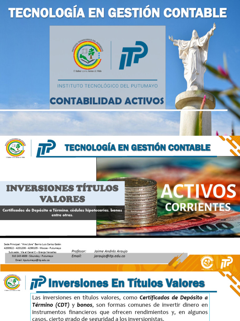 Inversiones en Títulos Valores y Bonos | PDF | Interés | Contabilidad