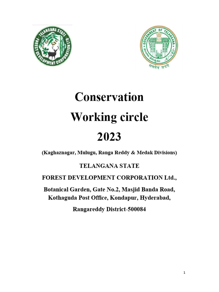 Conservation Working Circle Conservation Working Circle 2023 | PDF ...