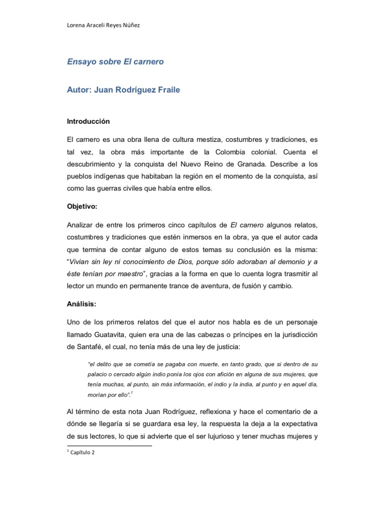 Resumen de "El Carnero" | PDF | Demonios | Bogotá