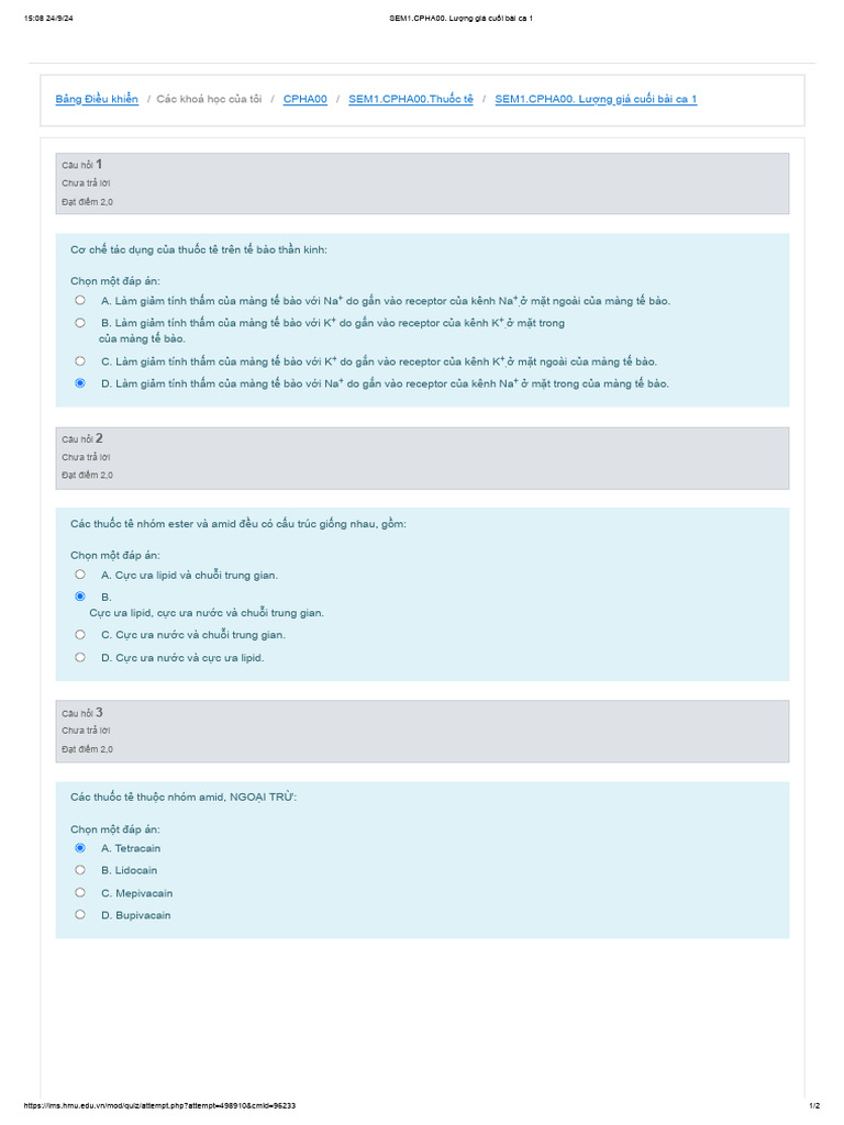 SEM1.CPHA00. Lưng Giá Cui Bài Ca 1 | PDF