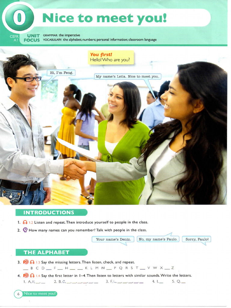 Nice too meet you! | PDF