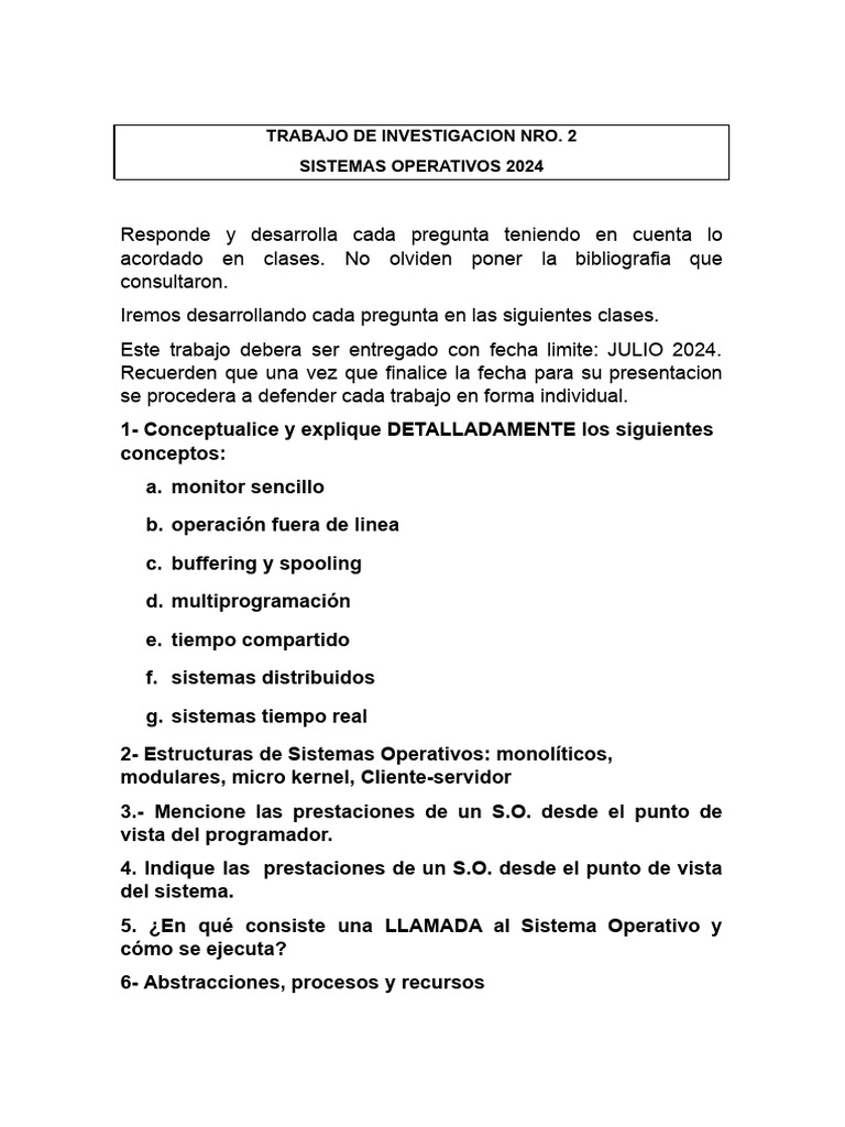 INVESTIGACION Nro 2 2024 | PDF