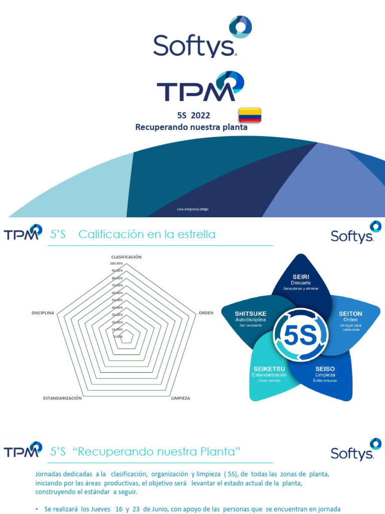Plan 5S 2022 | PDF | Hogar y jardín