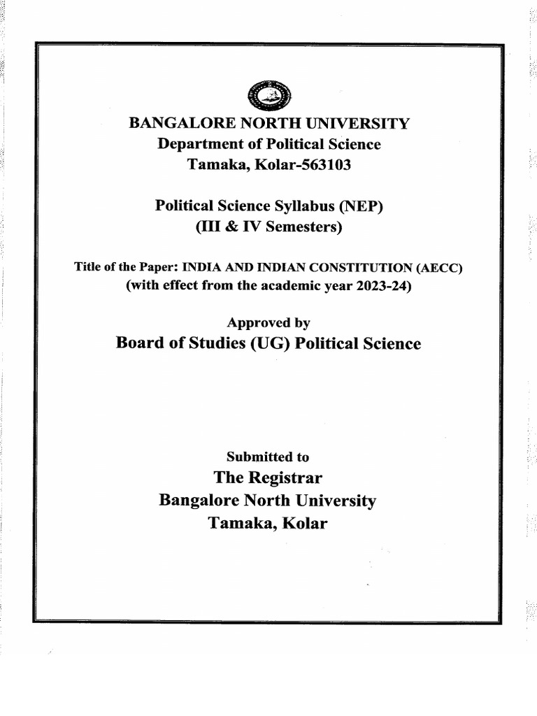 Aecc-Ic Syllabus New | PDF