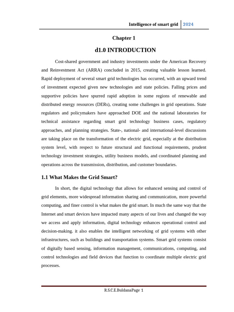 Intelligence Of Smart Grid Pdf Smart Grid Electrical Grid