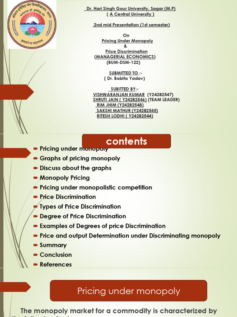 Managerial Economics | PDF | Monopoly | Economic Equilibrium