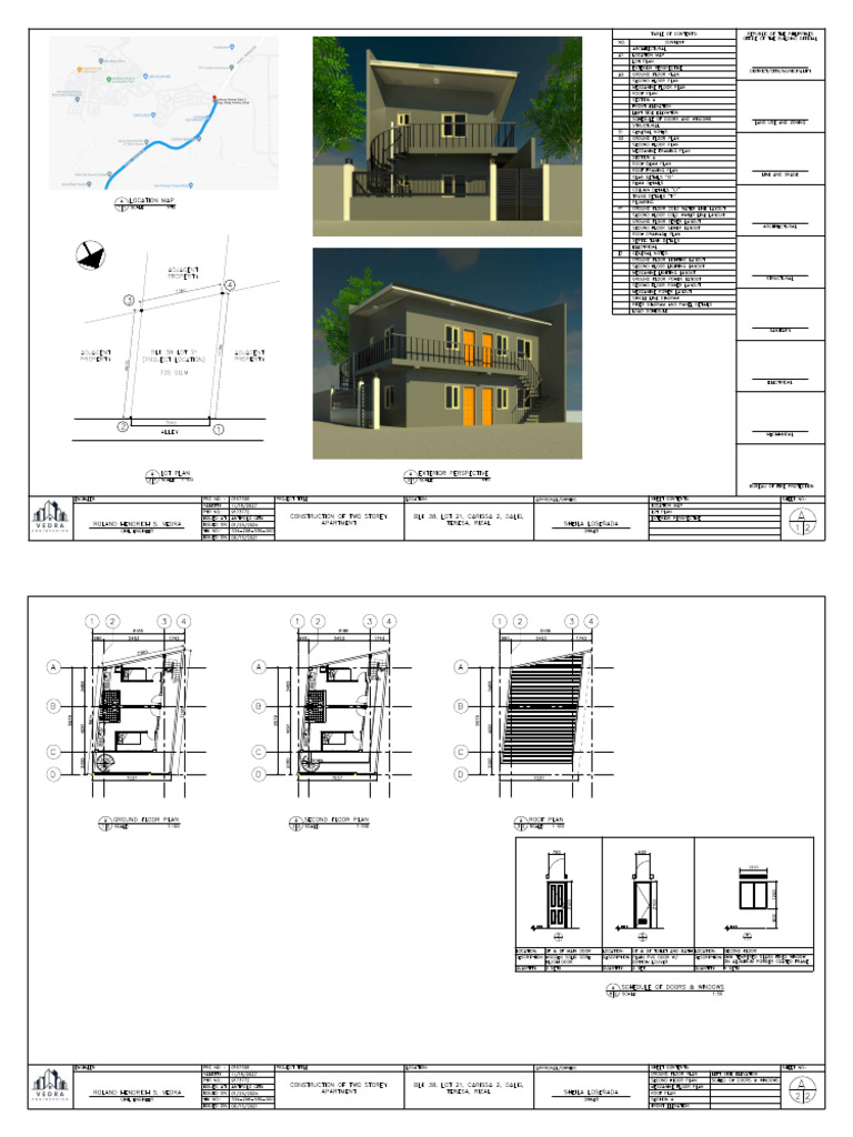 24 02 Arch Plans | PDF