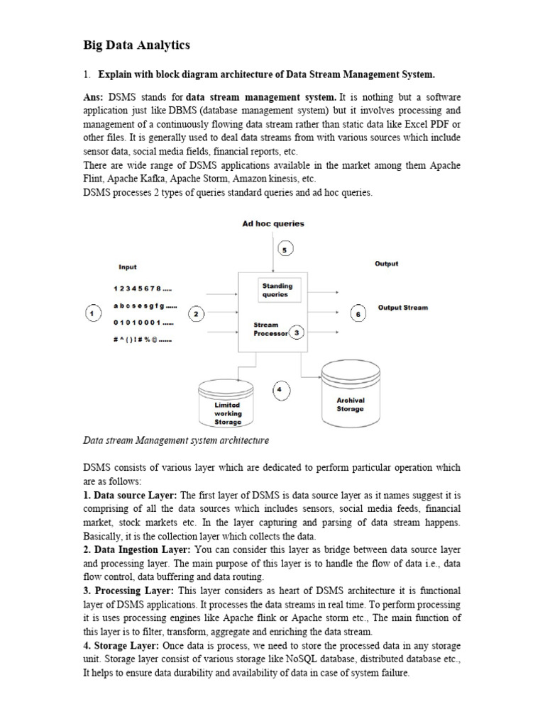 BDA UT2 QUE ANS | PDF | Sampling (Statistics) | Cluster Analysis