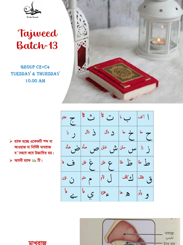 Tajweed Batch 13 | PDF
