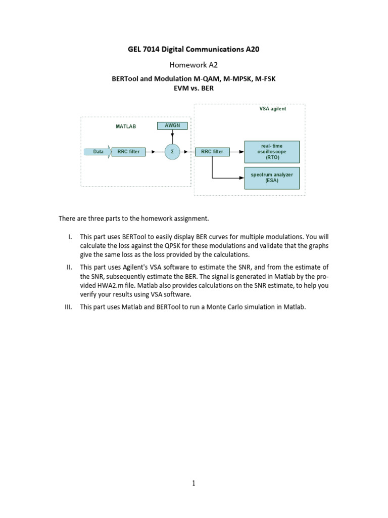 HW_A2 (2) | PDF | Signal To Noise Ratio | Telecommunications Engineering
