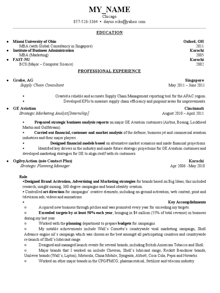 Resume Scribd | PDF | Advertising | Strategic Management