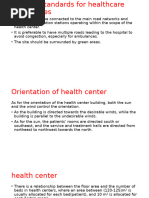 Healthcare Space Standards and Dimensions | PDF | Health Care | Door