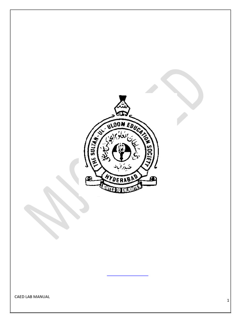 Computer Aided Electrical Drawing-Lab-Manual | PDF | Engineering ...