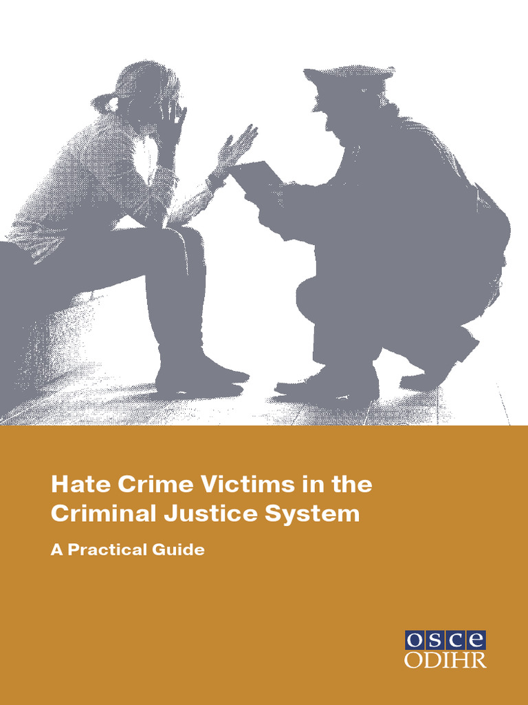 Hate Crime Victims in The Criminal Justice System: A Practical Guide ...