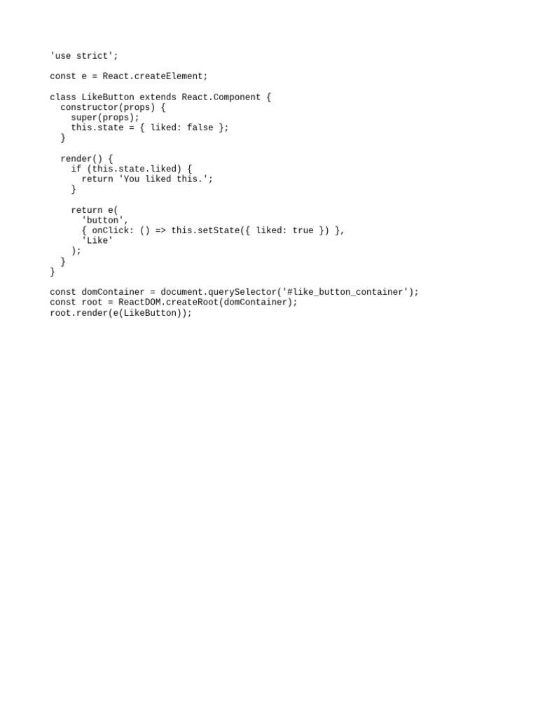 React Like Button Tutorial | PDF | Computers