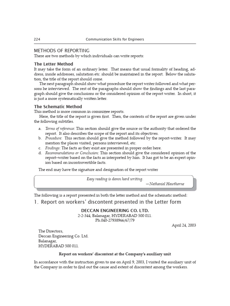 Methods of Report Writing | PDF | Technology & Engineering