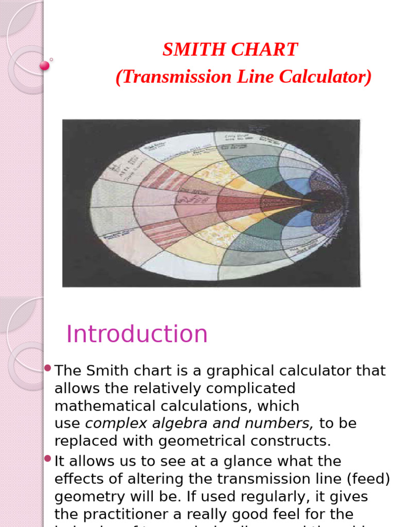 Smith Chart (Lecture) 1 | PDF | Electrical Impedance | Electricity