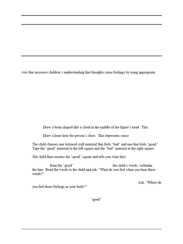 The Good The Bad and You Using Creative Rebt With Children | PDF ...