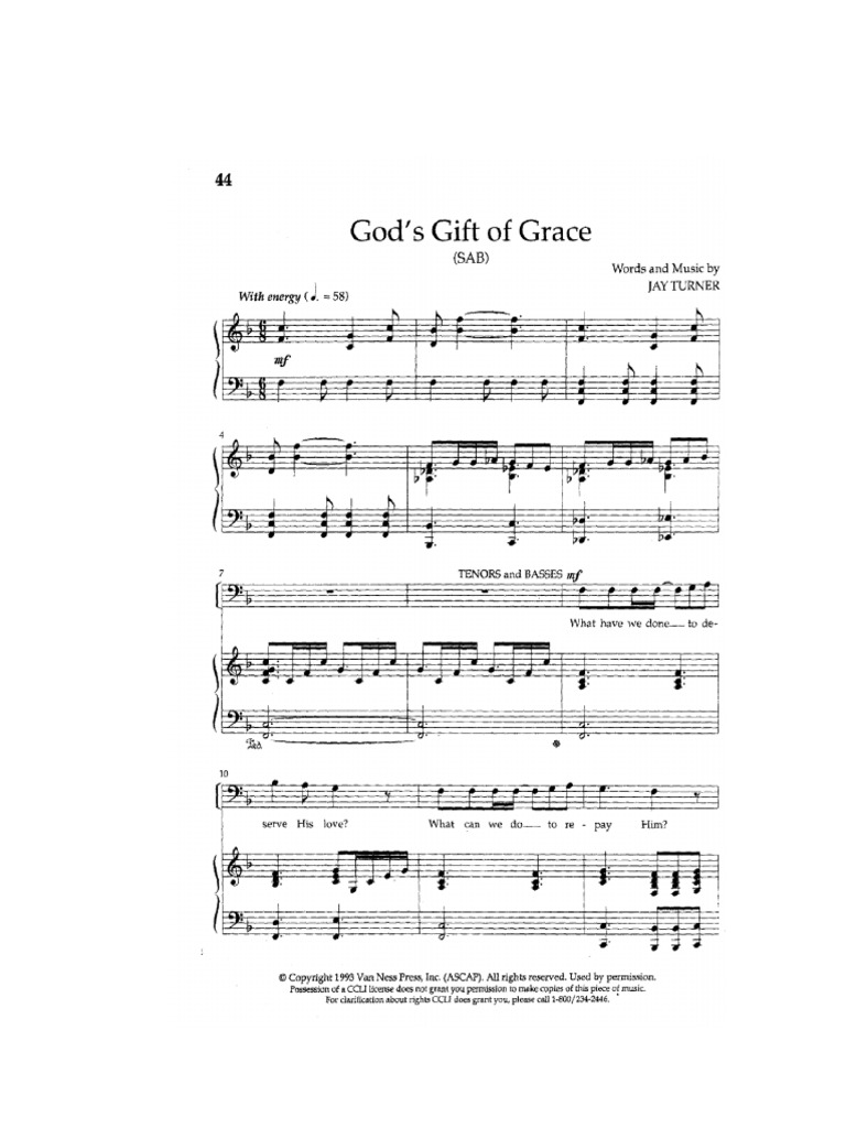 Gods Gift of Grace | PDF